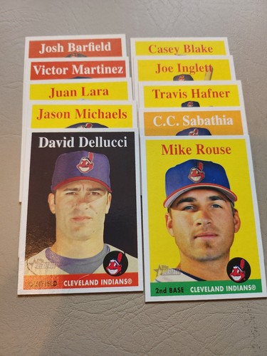 2007 Topps Heritage - CLEVELAND INDIANS 20 Card Team Set With SP’s | eBay