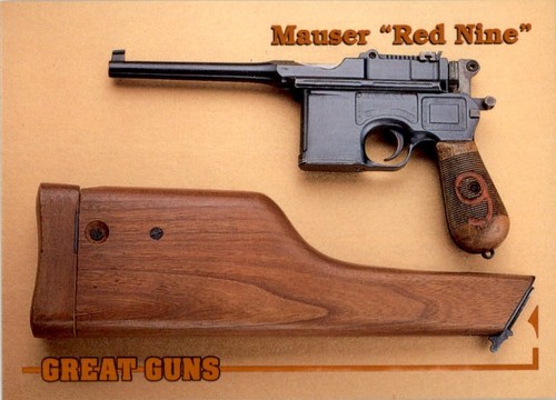 Mauser "Red Nine" Great Guns #67 Vintage Card | eBay