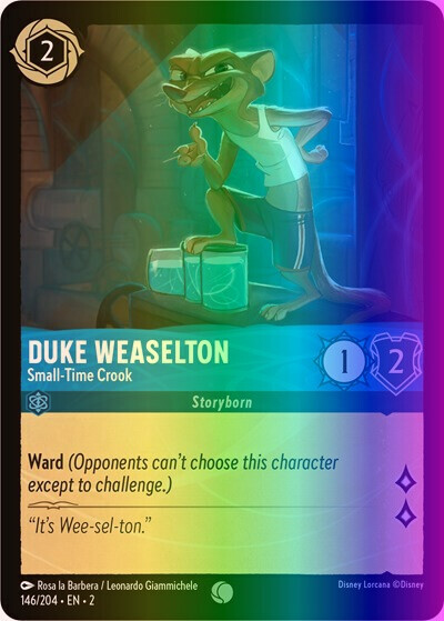 Duke Weaselton - Small-Time Crook (146/216) Rise of the Floodborn LP ...