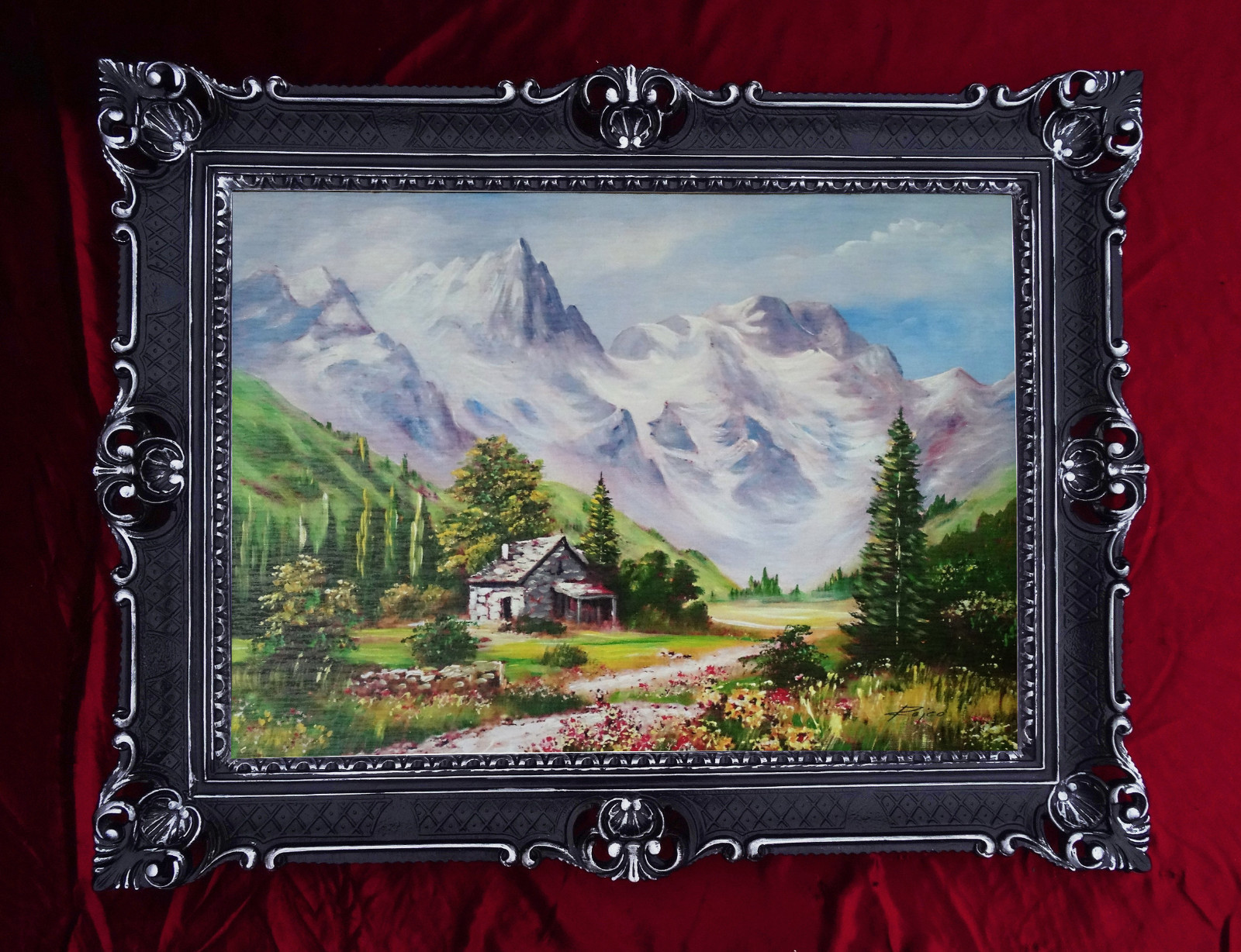 Picture Frame With Frame Antique Baroque Rococo Idyllic Pictures RAJCO ...