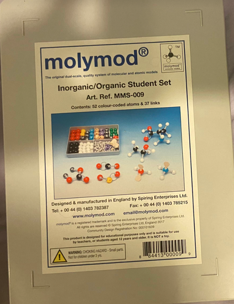 Molymod MMS-072 : Molecular Set for Inorganic and Organic Chemistry ...