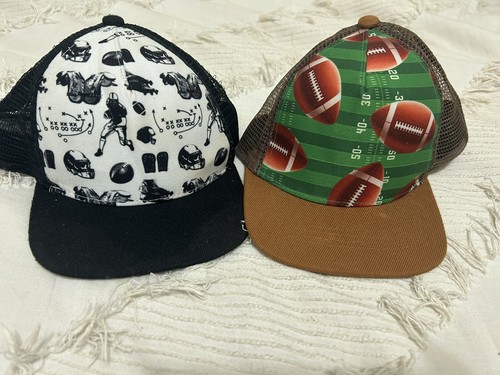 Kidzkapz Football Editions Mesh Baseball Snap Back Cap Adjustable Head ...