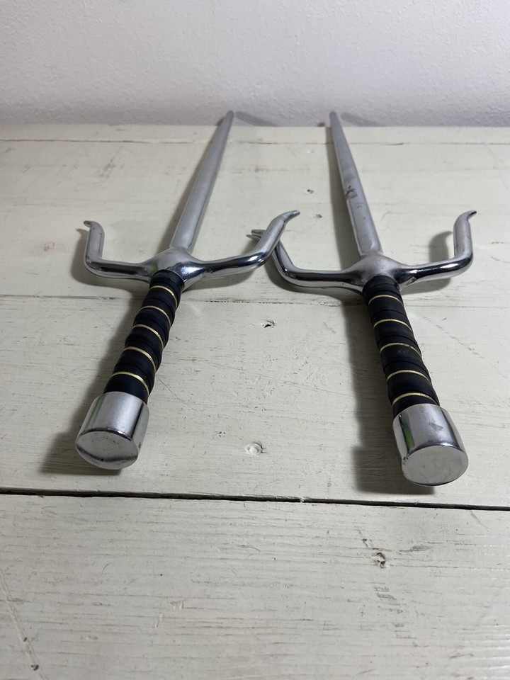 Sai ancient martial arts weapon ryukyu kobudo jitte antique Turtles ...