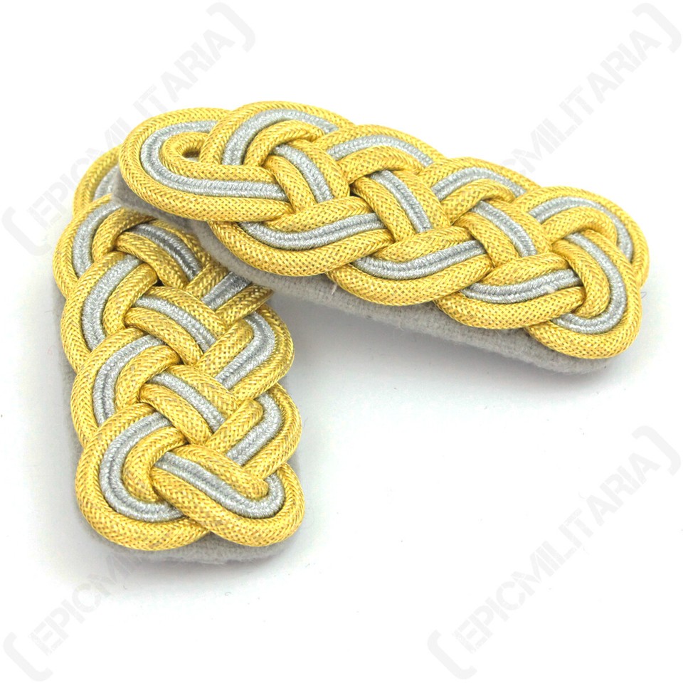 WW2 German Elite Military General Shoulder Boards Repro - Reenactment ...