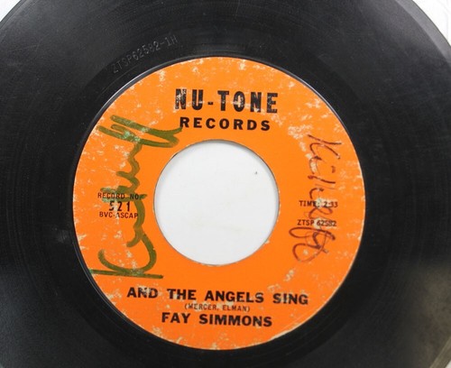 Hear! R&B 45 Fay Simmons - And The Angels Sing / Lover Man On Nu Tone ...