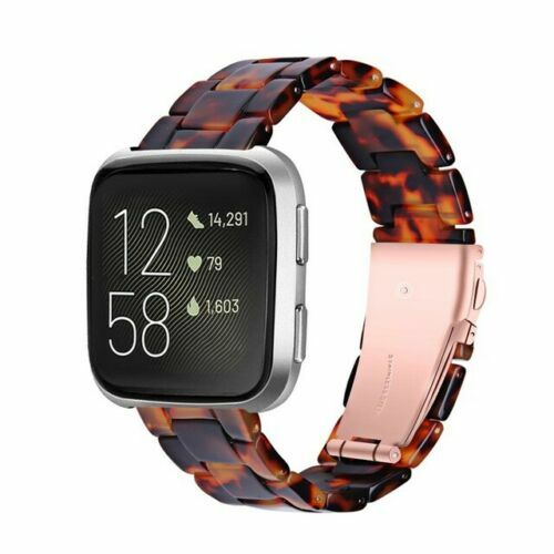 Waterproof Resin Watch Band Strap Wristbands for Fitbit Versa 2 / Versa ...
