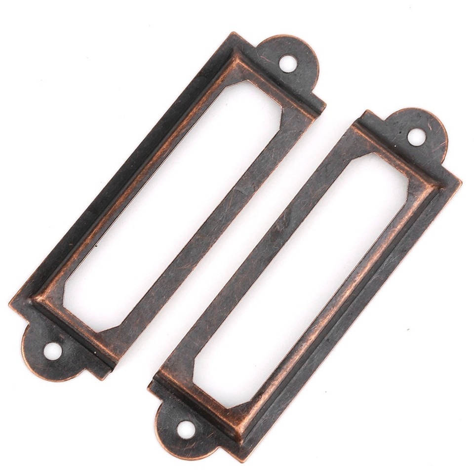 20 Pcs Drawer Label Brand Students DIY Retro Drawer Signs Shelf Note | eBay