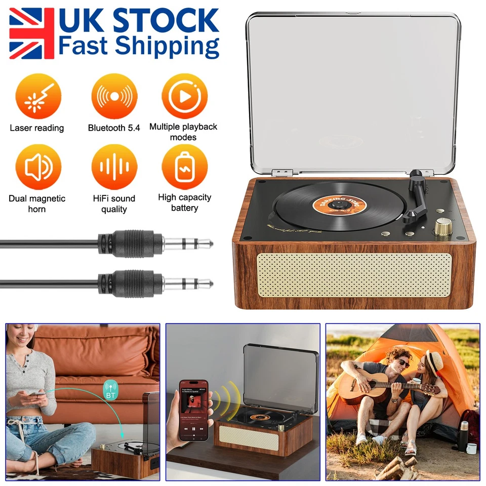 Retro CD Player in Home Record Players & Turntables for sale | eBay UK