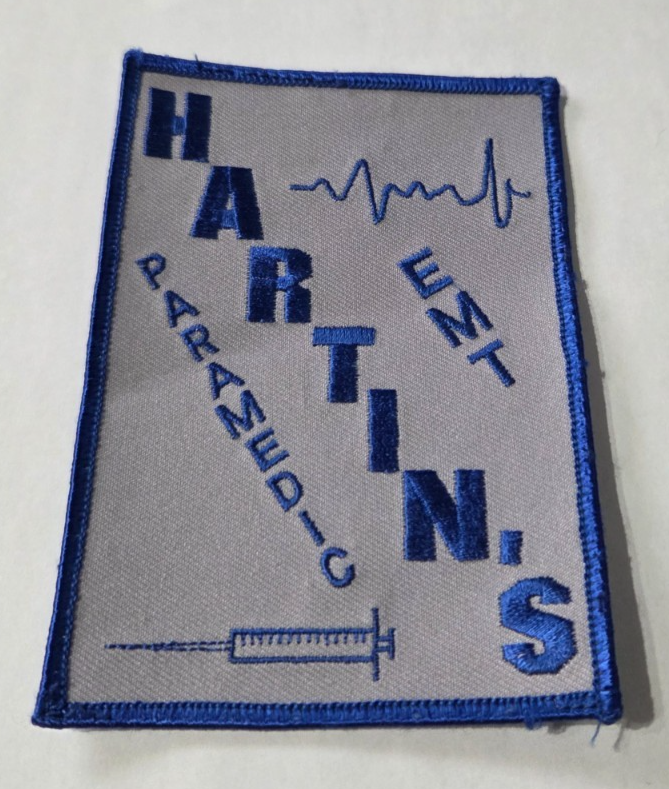 Hartin's Unknown State EMT EMS USA Ambulance Paramedic Patch Vintage | eBay