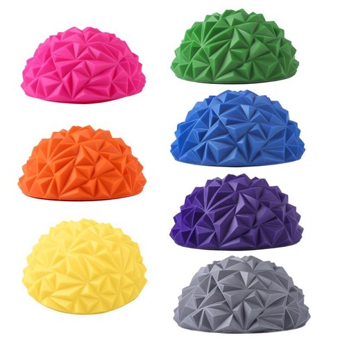 Exercise Balance Ball Yoga Half Ball Point PVC Balance Pods for Gym ...
