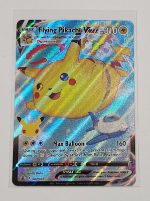 2021 POKEMON FLYING PIKACHU VMAX TRADING CARD | eBay