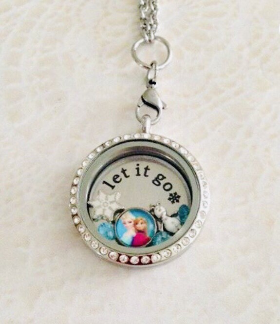 Frozen INSPIRED MEMORY LOCKET STAINLESS STEEL DISNEY US SELLER | eBay