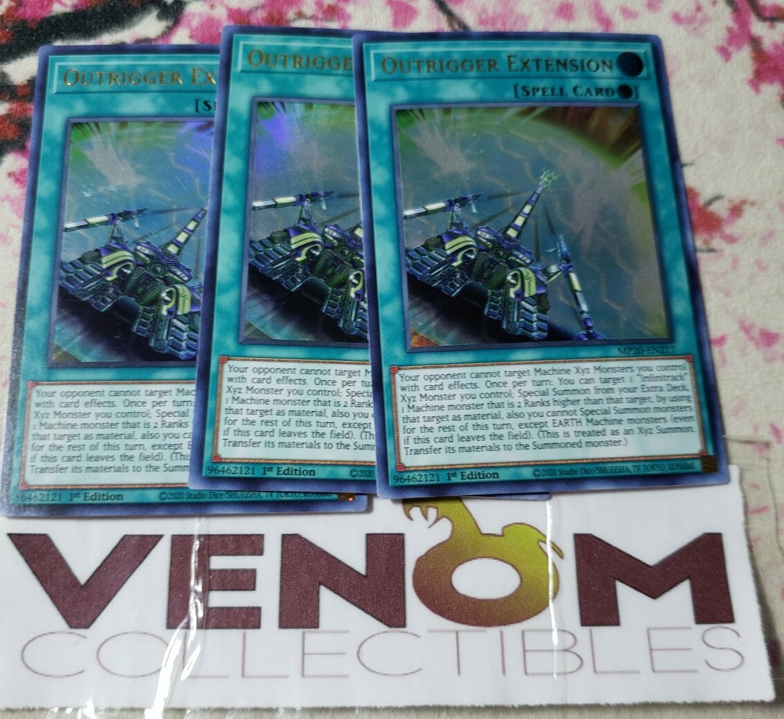 3x (M/NM) - Outrigger Extension - MP20-EN217 - Ultra Rare - 1st Edition ...