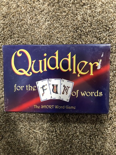 Quiddler Word Game 1998 Set Enterprises New Sealed 9780963469151| eBay