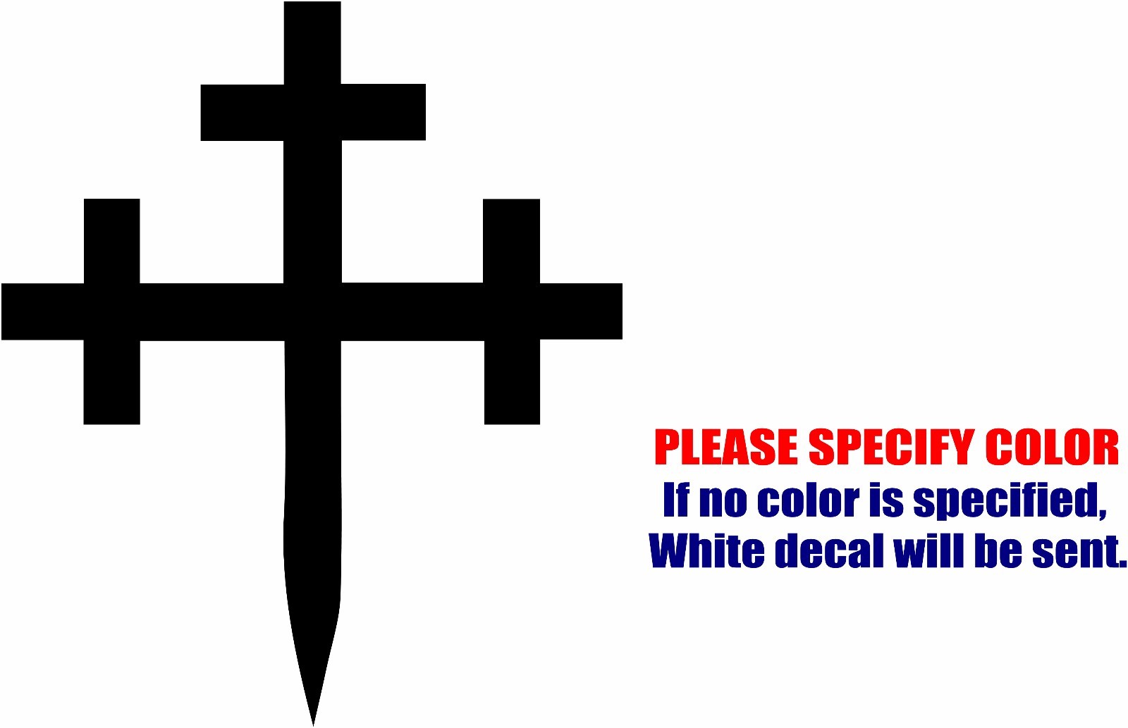 Cross Crosslet Fitchy Decal Sticker JDM Funny Vinyl Car Window Bumper ...