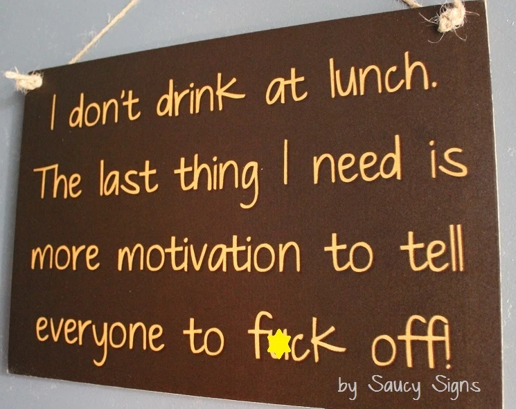 Lunch Signs For Work