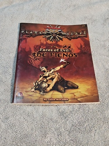 AD&D 2nd Edition Planescape book Faces Of Evil: The Fiends TSR 2630 | eBay