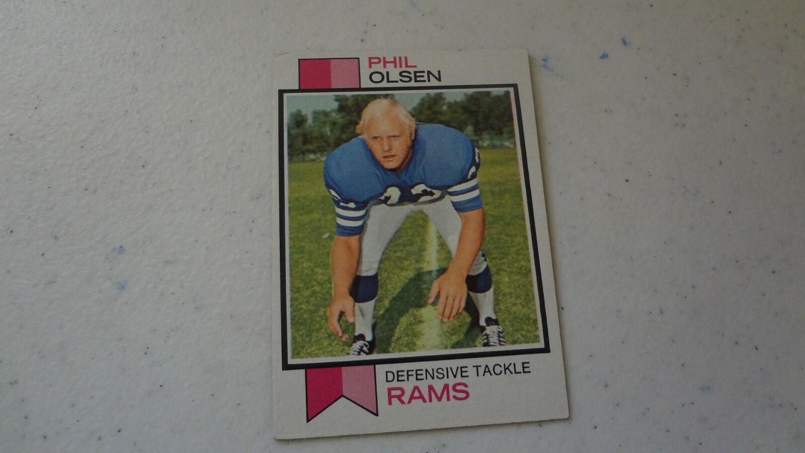 1973 TOPPS # 14 PHIL OLSEN FOOTBALL CARD | eBay