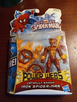 Marvel Ultimate Spider-Man Iron Web Catapult Smash Figure | eBay