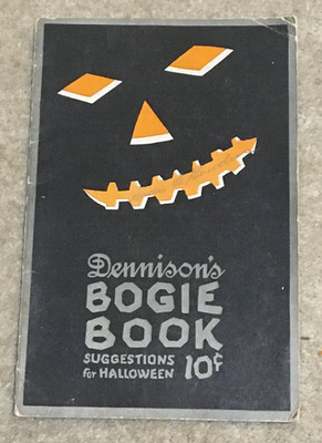 Vintage Halloween 1922 Softcover Dennison's Bogie Book, 32 Pgs Many in ...