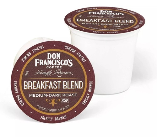 Don Francisco's Breakfast Blend Coffee 72 Ct (3x24) Keurig K cups **BB 12/10/24 | eBay