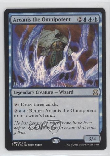 Arcanis the Omnipotent Foil Magic: Eternal Masters #039 1d4 | eBay