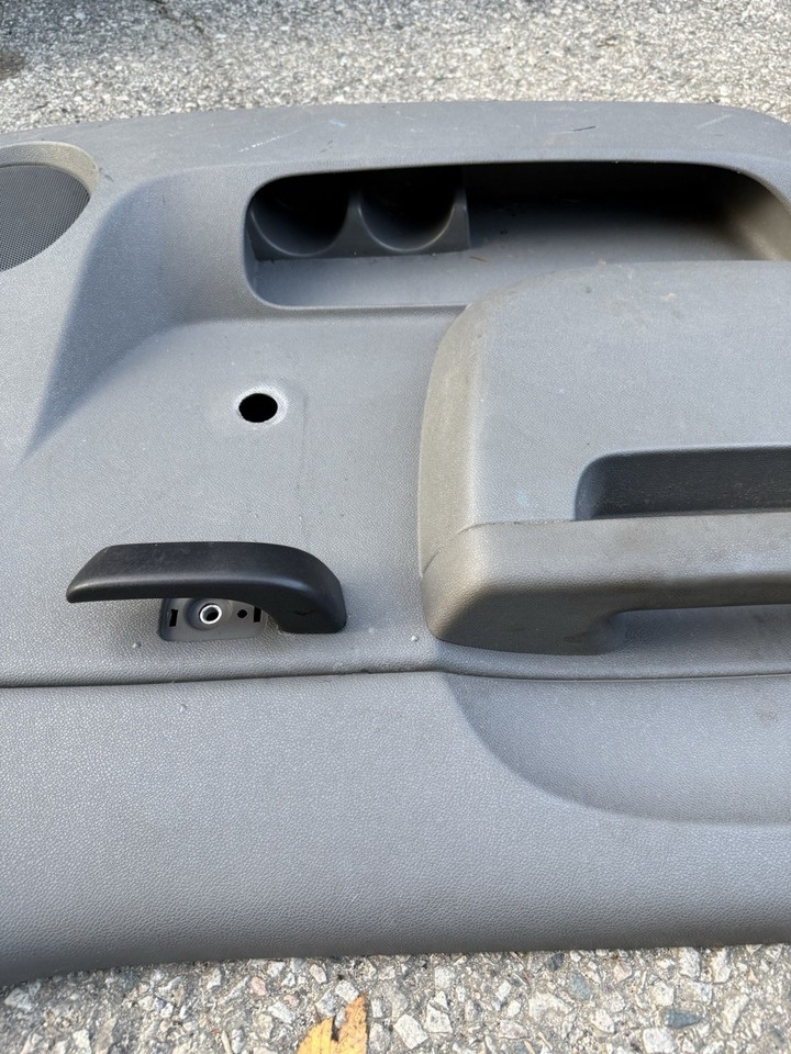 10-14 Chevy Silverado Sierra Gray Front Door Panel Driver Side Manual ...