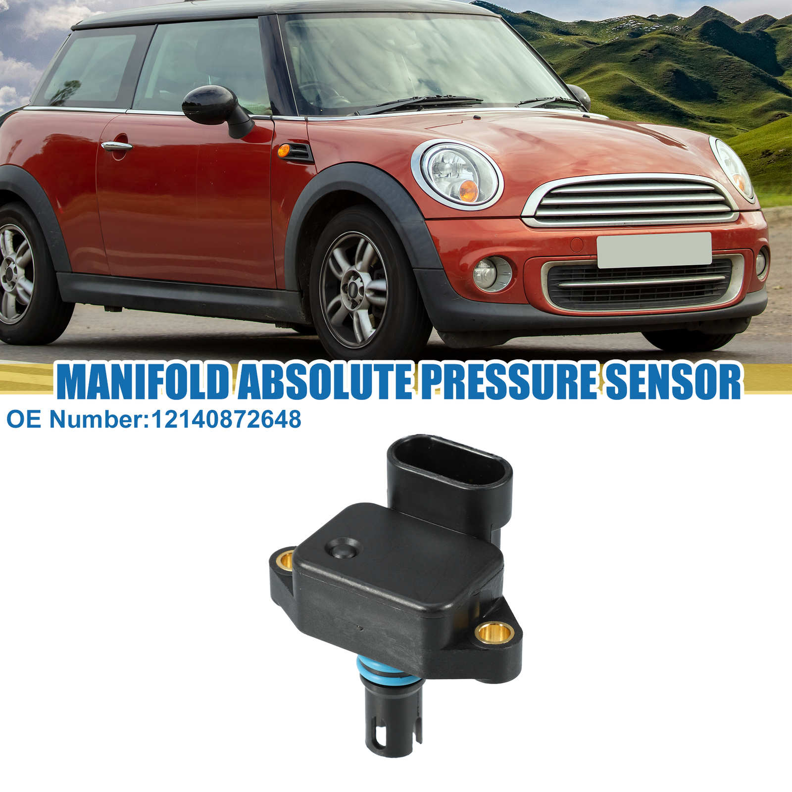 Manifold Absolute Pressure Sensor No.12140872648 for Mini Cooper Base S ...