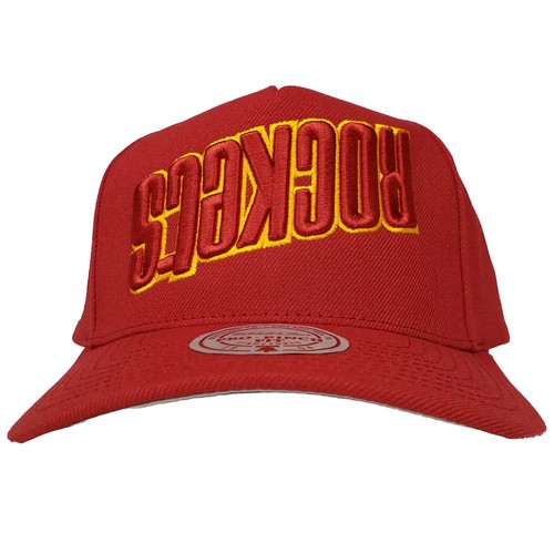 Houston Rockets Mitchell & Ness NBA Pro Fit Snapback Hat Cap Upside ...
