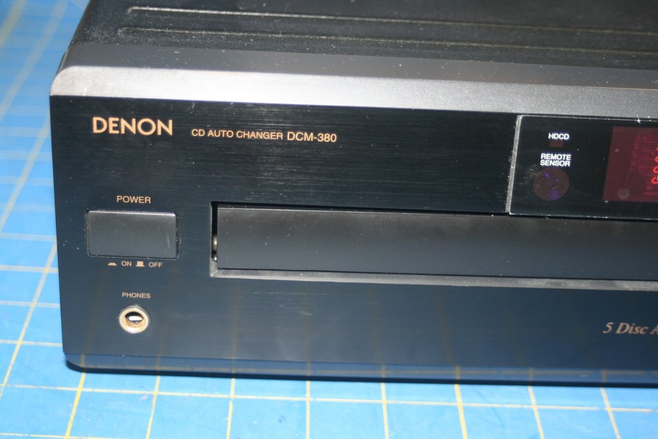 Denon DCM-380 5 Disc CD Compact Disc Changer Player TESTED | eBay