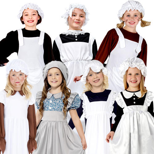 Victorian Poor Girls Fancy Dress Childrens World Book Day Character ...