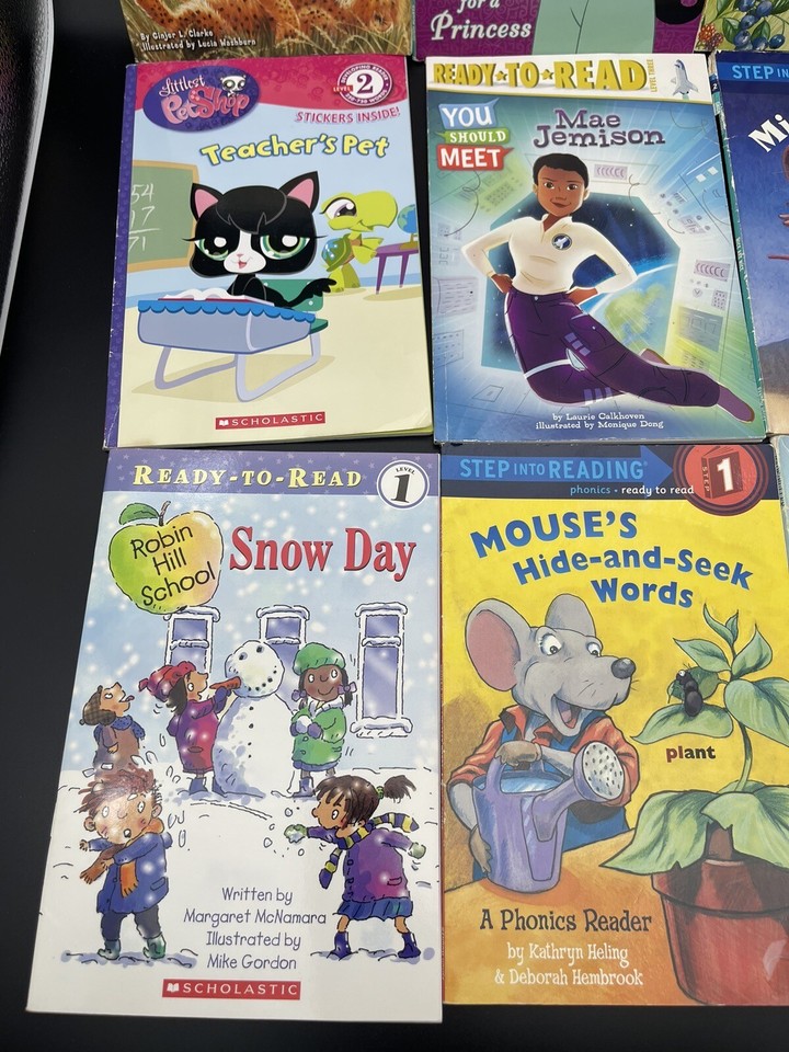Lot Of 9 Childrens Books Learn To Read Various Titles | eBay