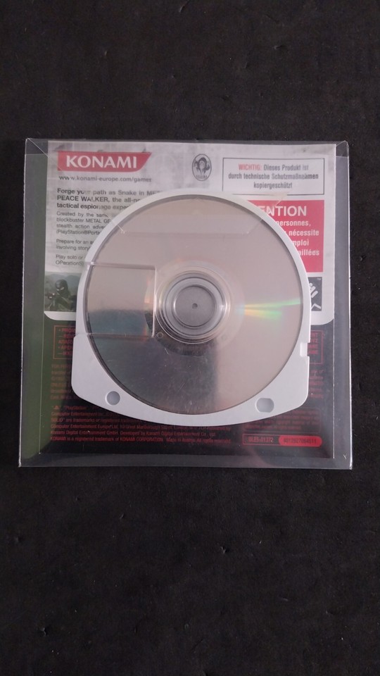 Metal Gear Solid Peace Walker Sony Playstation Portable PSP Promo New ...