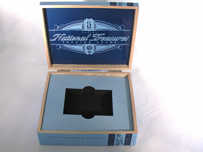 2017 Panini National Treasures NT Baseball Trading Cards Empty Cedar ...