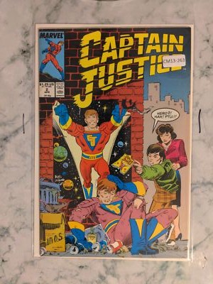 CAPTAIN JUSTICE #2 MINI 8.5 MARVEL COMIC BOOK CM13-263 | eBay