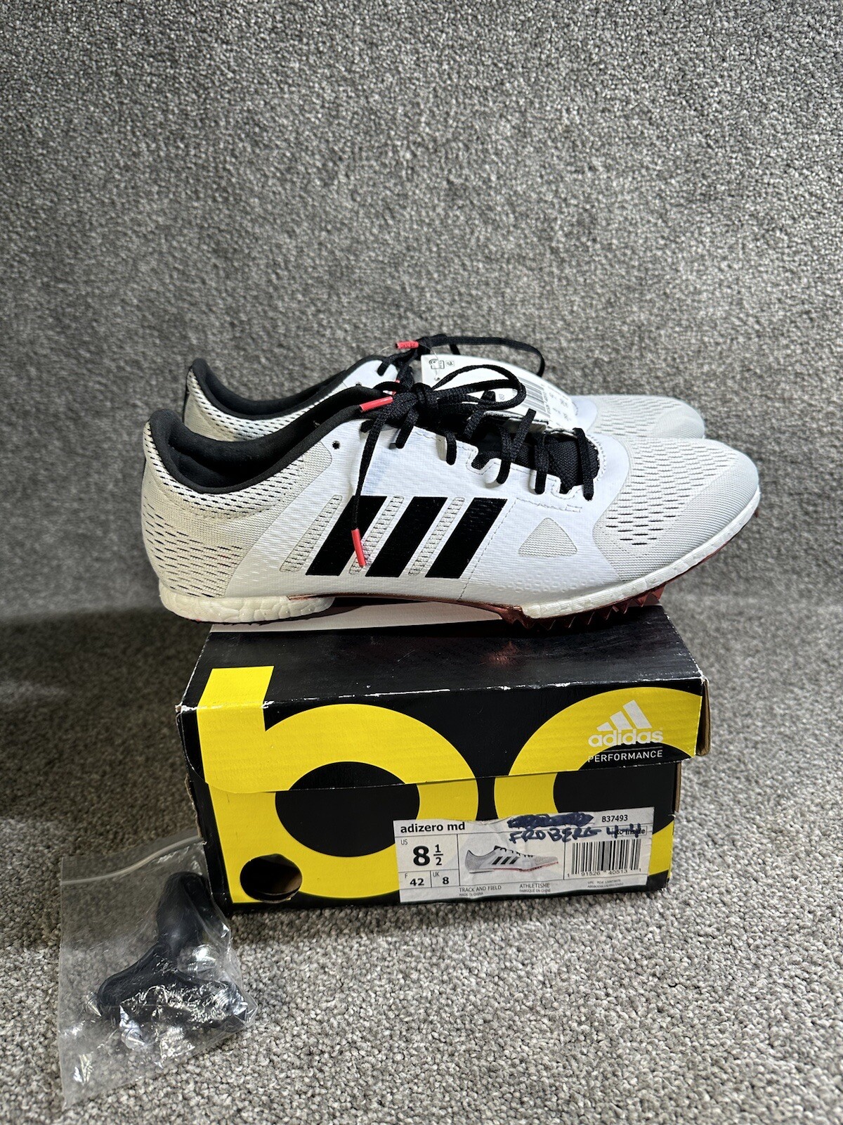 Adidas adizero MD Men's Middle Distance Track Shoe Style B37493 Size 8. ...