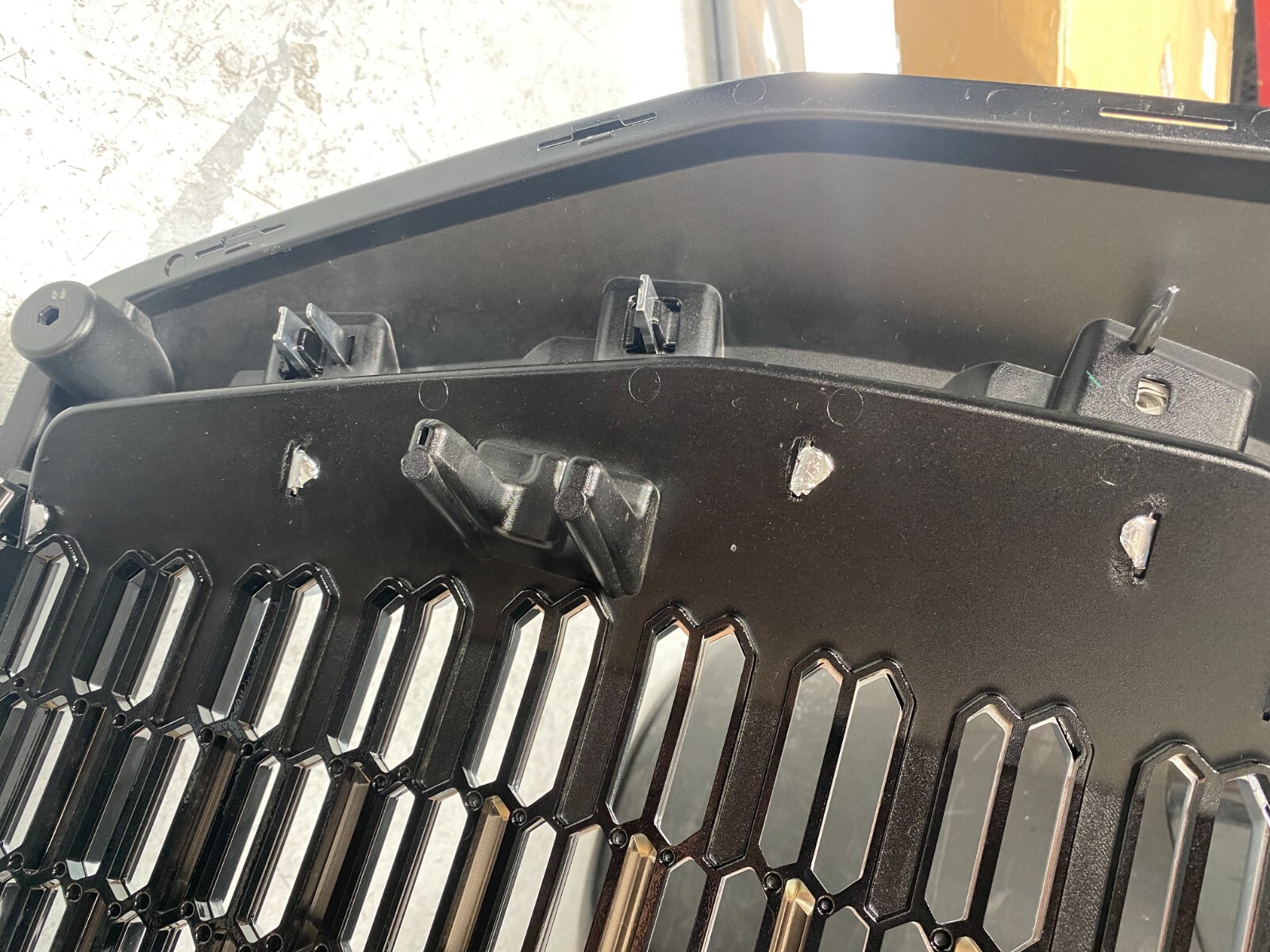 Galvanized Silver Front Grille - GM (84835783) Yukon Denali grille | eBay