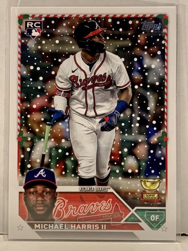 2023 Topps Holiday Michael Harris II RC Rookie H105 Atlanta Braves | eBay