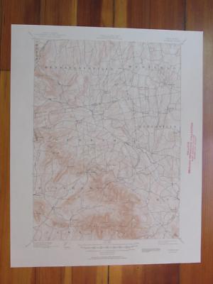Durham New York 1951 Original Vintage USGS Topo Map | eBay