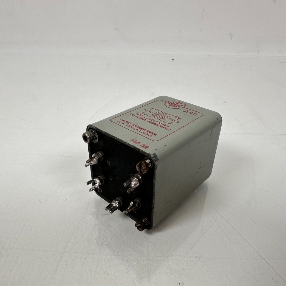 UTC A-16 Transformer Audio Transformer Rare Vintage United Transformer ...