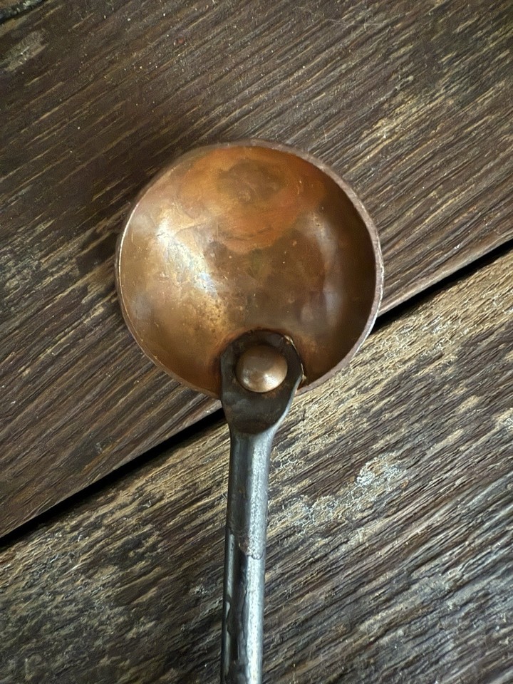 Copper & Steel Coffee Tea Sugar Scoop Spoon by Wicks Forge Handmade in Maine | eBay