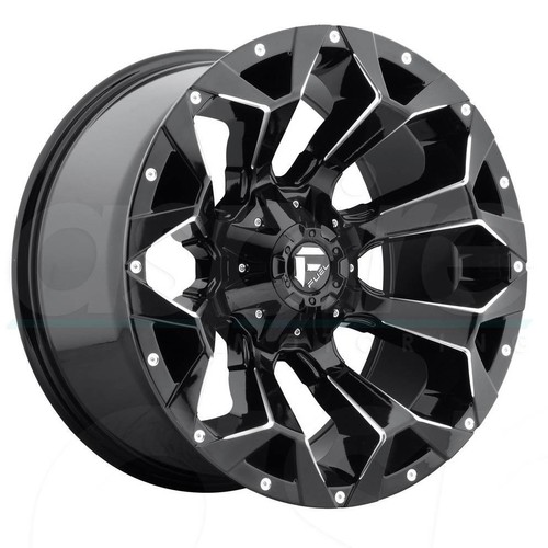 One 22x12 Fuel D546 Assault 6x135/6x5.5/6x139.7 -44 Matte Black Milled ...