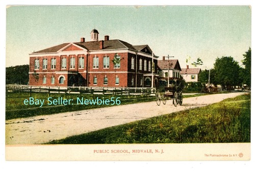 Midvale NJ - PUBLIC SCHOOL BUILDING - Postcard Wanaque near Pompton | eBay