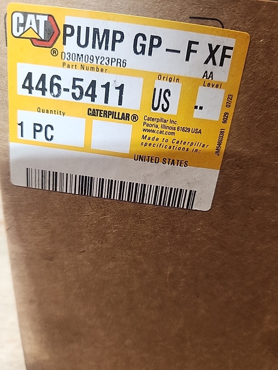 Caterpillar Oem Pump Gp 446-5411. Cat Nos Pump Gp 4465411. | eBay