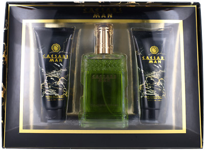 Caesars Man For Men Set: Cologne + ASB + Hair & Body Wash 4.0oz+3.4oz+3 ...