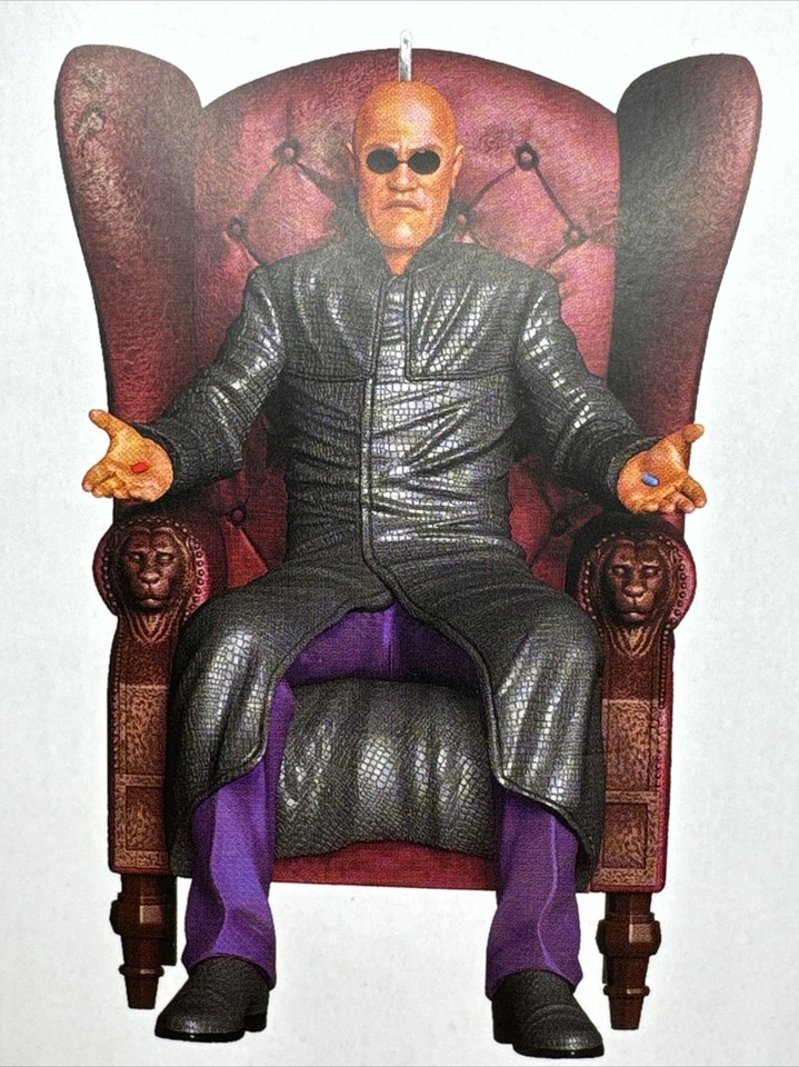 2023 Hallmark Keepsake Ornament Morpheus The Matrix Blue Or Red Pill | eBay