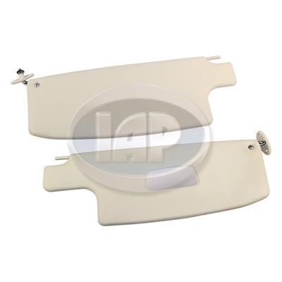 IVORY SUN VISOR SUNVISORS W/ VANITY MIRROR VOLKSWAGEN T1 BUG BEETLE ...