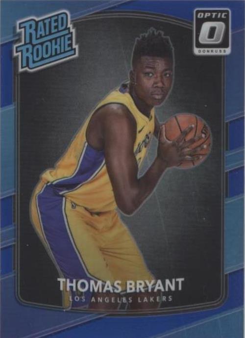 2017-18 Panini Donruss Optic - Rated Rookie Thomas Bryant #160 Blue ...