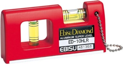 EBISU ALUMINUM LEVEL "HANDY LEVEL 2" RED ED-10HLR | eBay
