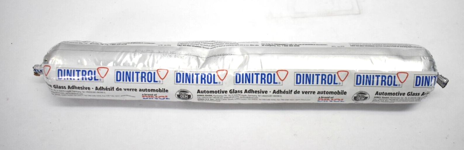 Dinol Dinitrol Automotive Glass Adhesive 600mL Sausage Tube Cartridge ...